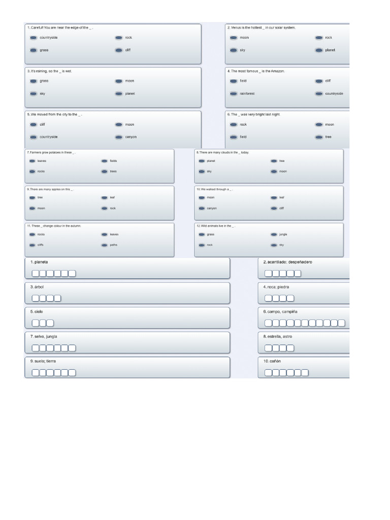 Voc 4 Ejercicios | PDF
