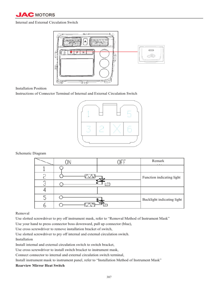 Engine Electronic Electric Sys Internal Switches | PDF | Switch ...
