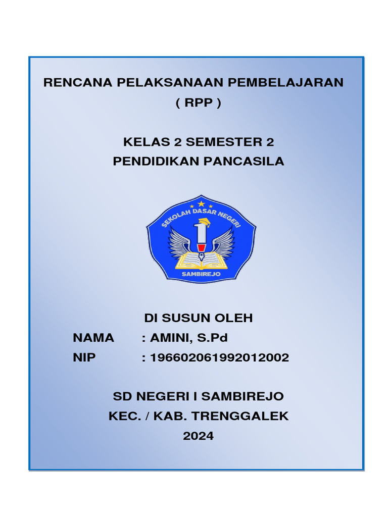 RPP KELAS 2 Ekin | PDF