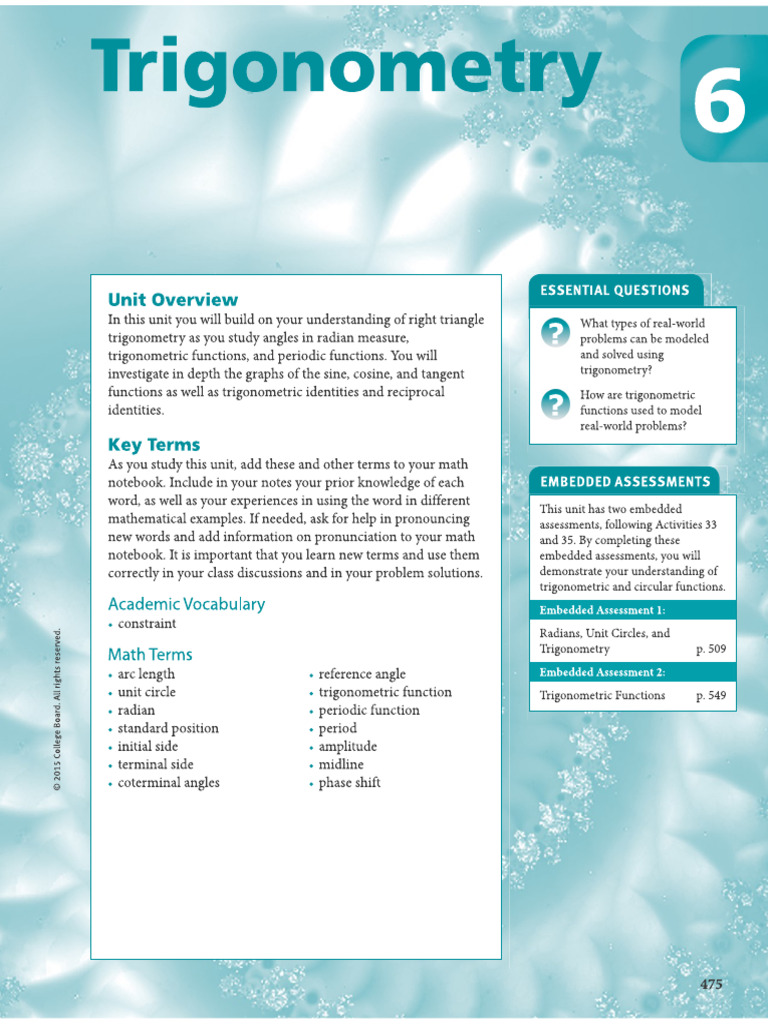 Unit 6 Overview | PDF