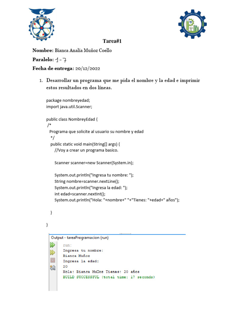 Tarea de Programación | PDF