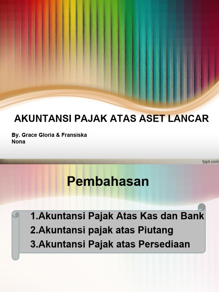 Akuntansi Pajak Aset Lancar dan Kas | PDF