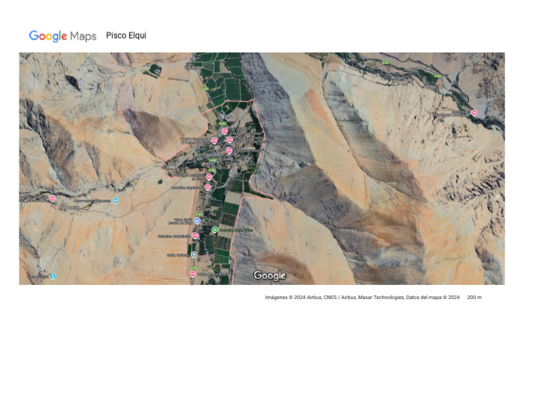 Pisco Elqui - Google Maps | PDF