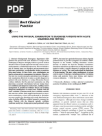 AAFP Dizziness - Evaluation and Management | PDF | Vertigo | Ménière's ...