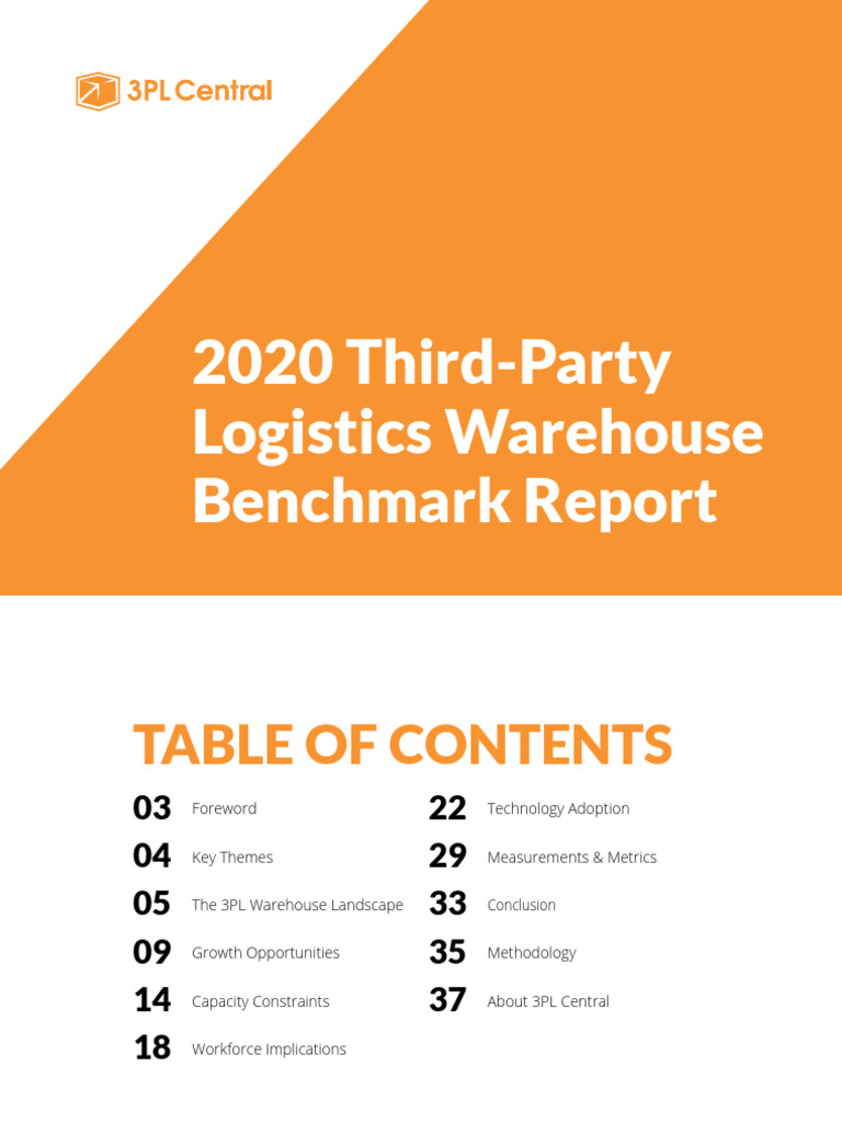 2020 3PL Warehouse Benchmark Insights | PDF | E Commerce | Logistics