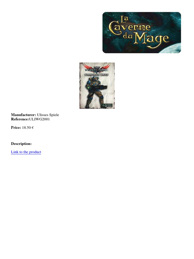 La Caverne Du Mage | PDF