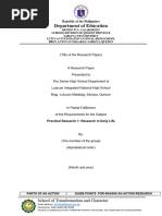 Action Research Proposal Template | PDF | Paragraph | Data Analysis