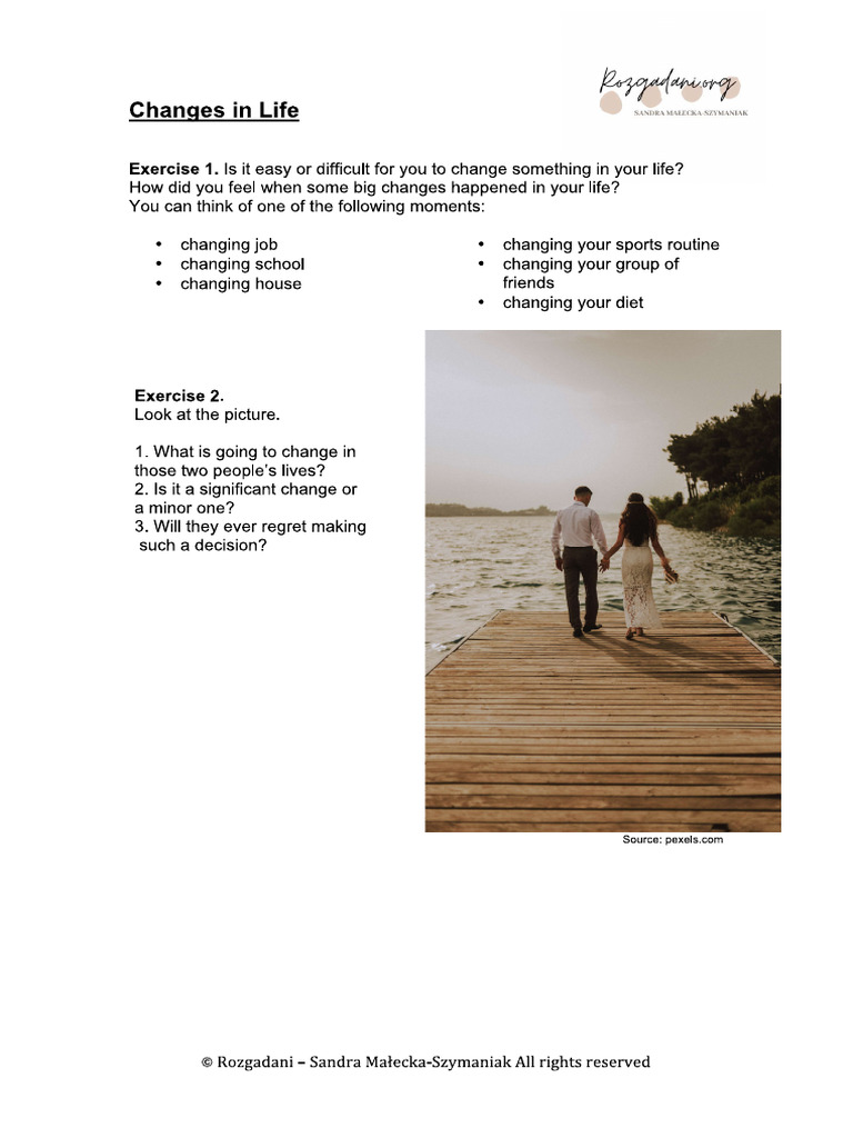 Changes in Life | PDF