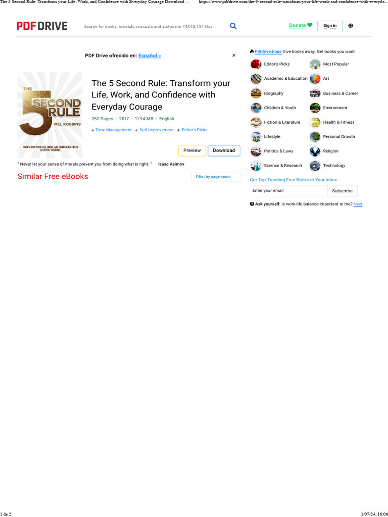 The 5 Second Rule | PDF