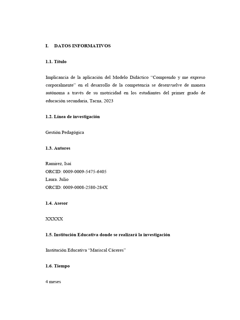 Efecto del Modelo Didáctico en Motricidad | PDF | Estilo de vida ...