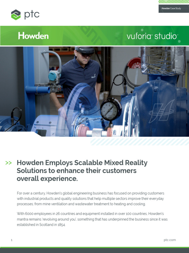 Howden Vuforia Studio Case Study Feb 2019 | PDF | Augmented Reality ...
