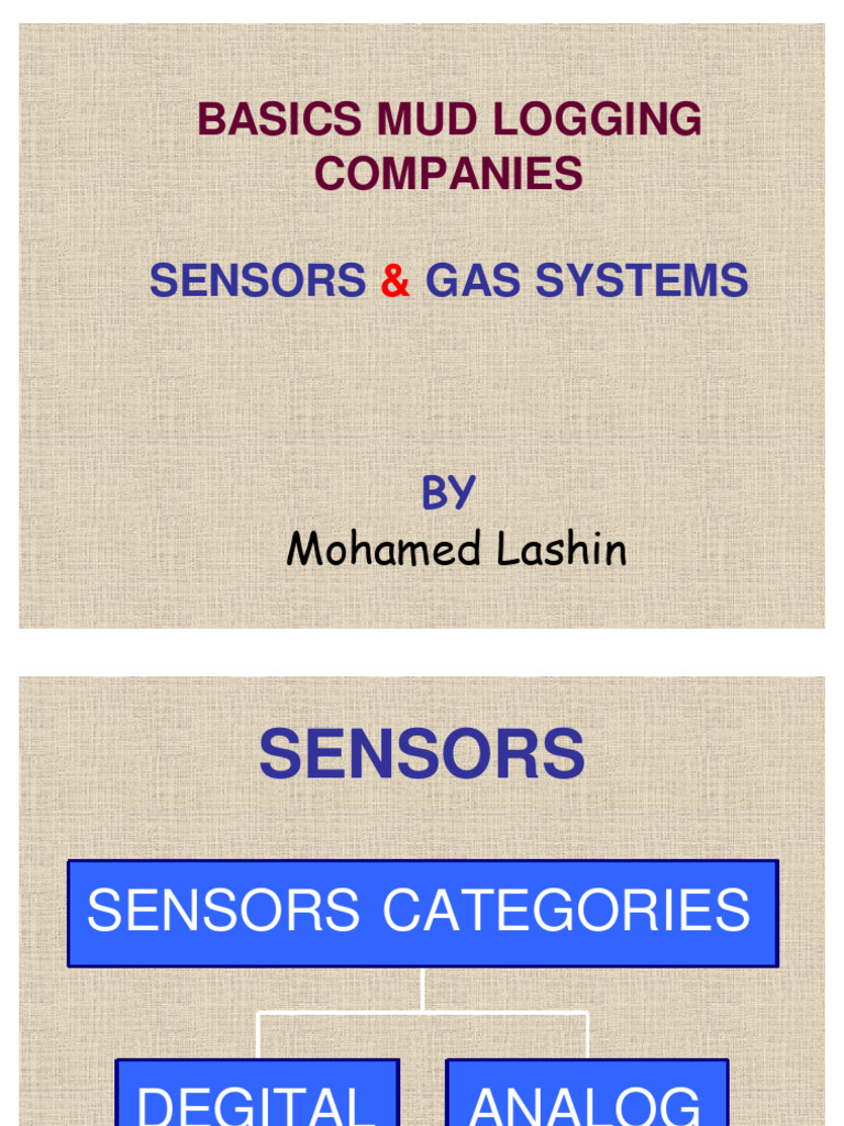 Mud Logging Sensors | PDF | Sensor | Pressure Measurement