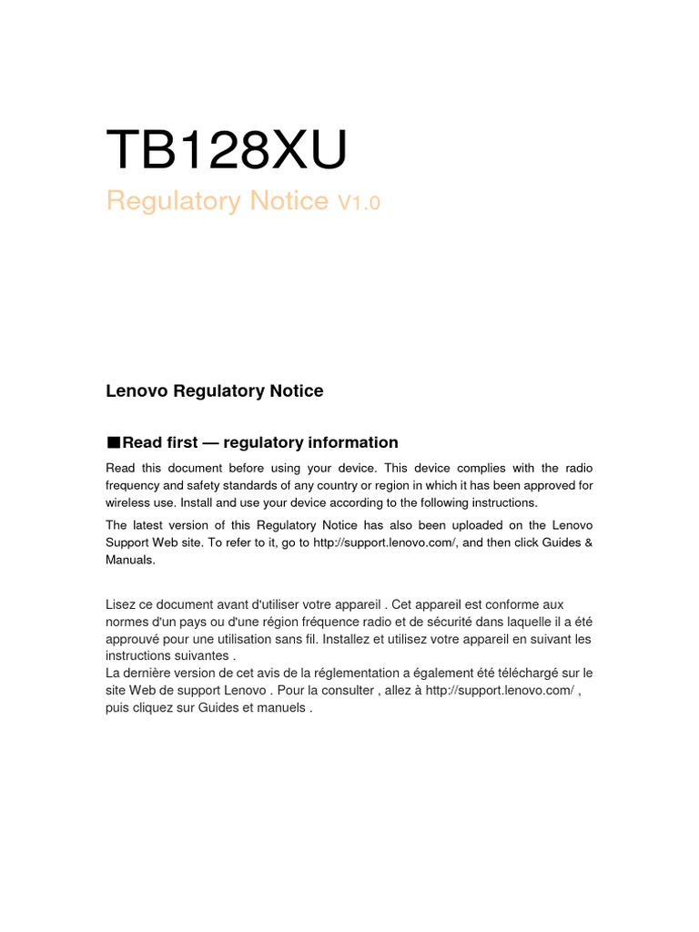 Regulatory Notice Fortb128xu Full | PDF | Electromagnetic Interference ...