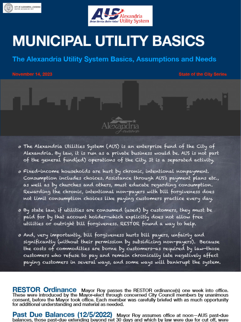 Municipal Utility Basics | PDF | Public Utility | Hedge (Finance)