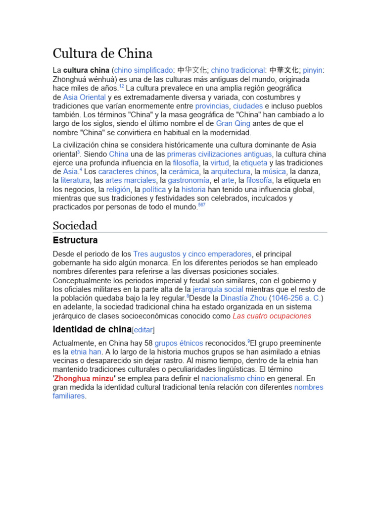 Cultura de China | PDF | Cultura china | Imperio aqueménida