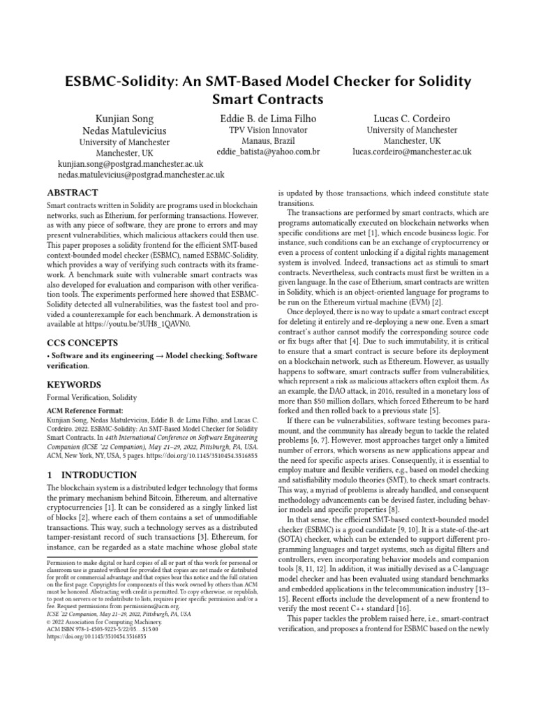 Icse 2022 | PDF | Formal Verification | Computer Science