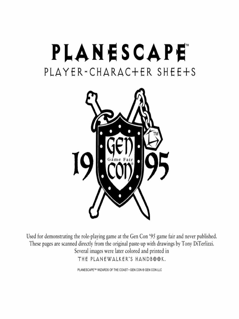 Planescape PCs | PDF