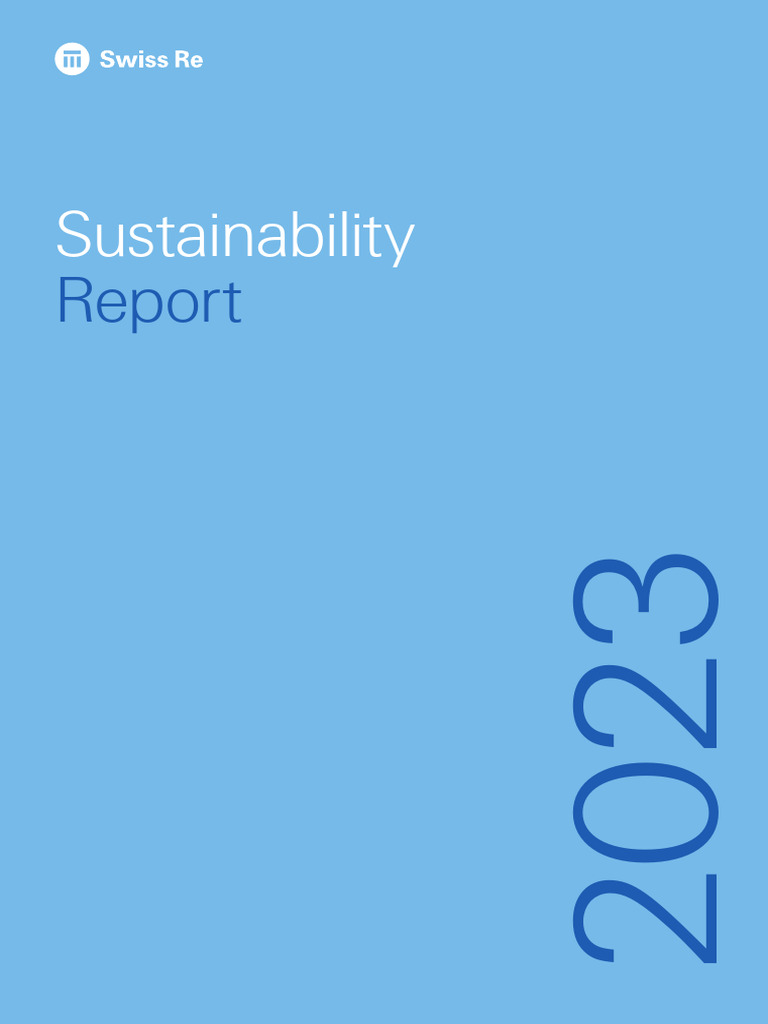2023 Sustainability Report En Pdf Insurance Climate Resilience
