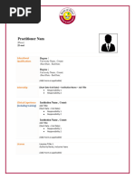 CV Template - Qatar | PDF