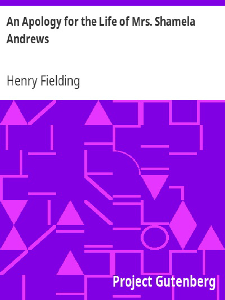 Henry Fielding Shamela | PDF | Project Gutenberg