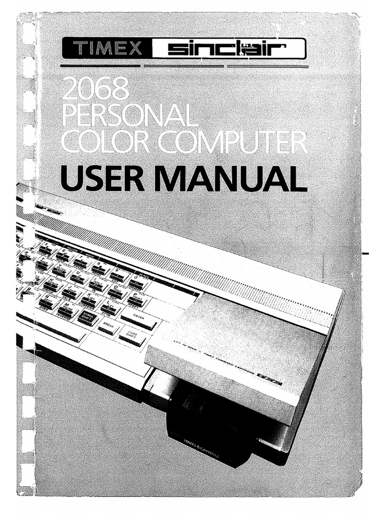 Timex Sinclair 2068 Manual Del Usuario | PDF
