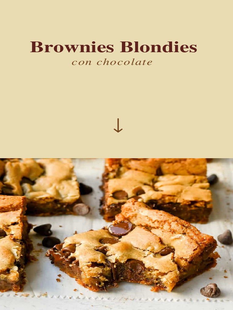 3568964brownies Blondies | PDF | Chocolate | Postres