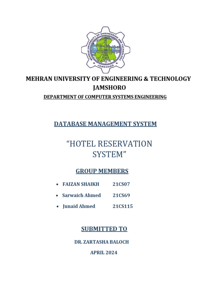 DBMS Project Report (07, 69, 115) | PDF | Databases | Engineering