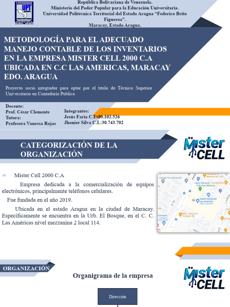 Metodología Contable para Inventarios en Mister Cell | PDF ...