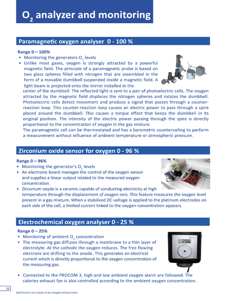 Analizador Paramagnetico - EN - ANALYSEURS ET SURVEILLANCE O2 | PDF