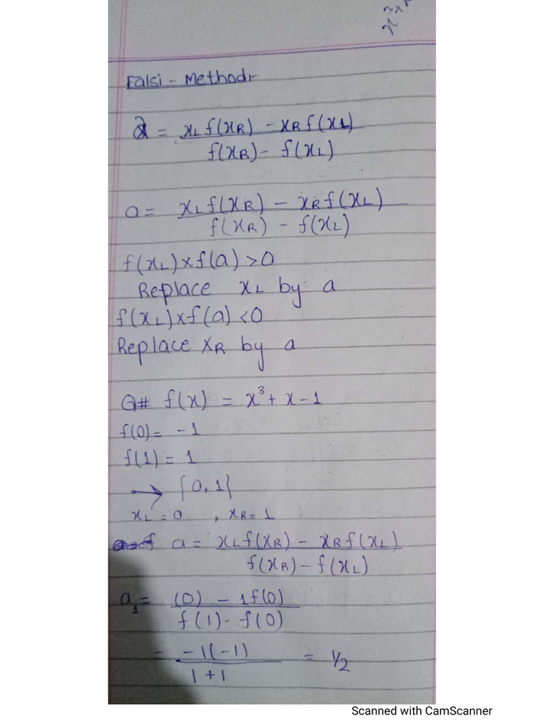 Falsi Method Easy Way | PDF