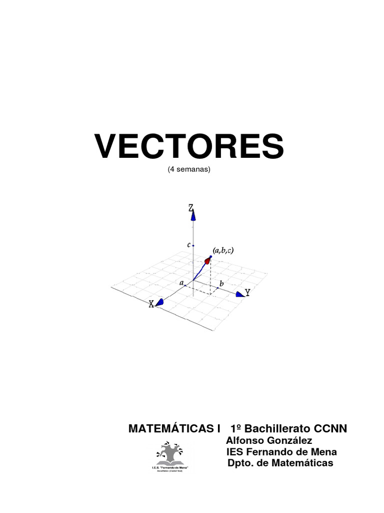 Conceptos y Operaciones con Vectores | PDF | Vector Euclidiano ...
