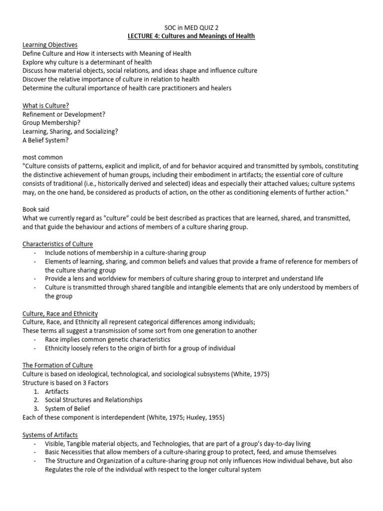 SOC in MED QUIZ 2-2 | PDF | Health Equity | Intersectionality