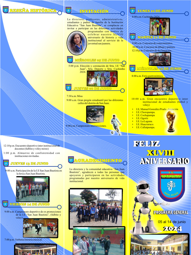 Aniversario 2024 SJB | PDF