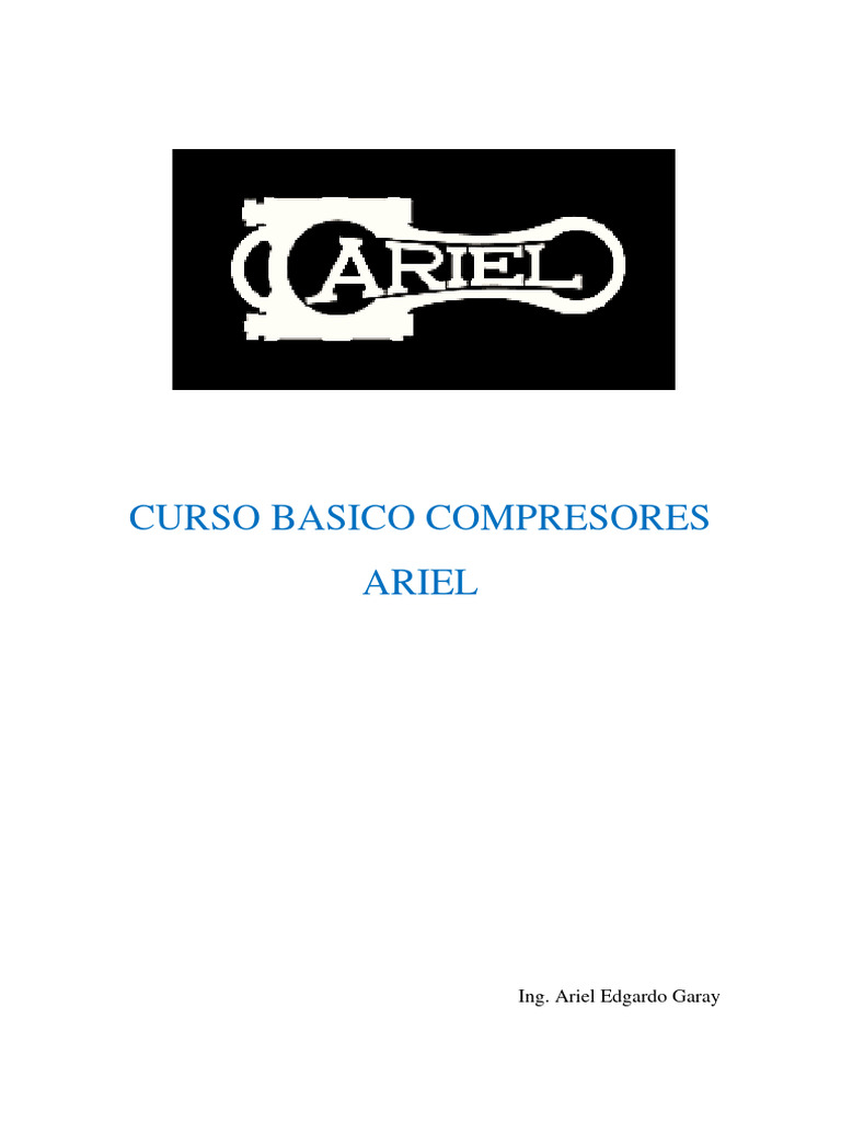 Curso Compresores Ariel | PDF | Pistón | Tecnologías de gas
