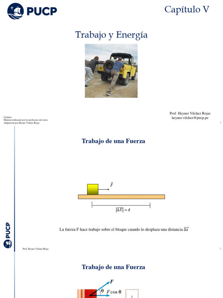 Capítulo 5 - Trabajo y Energía | PDF | Fuerza | Masa