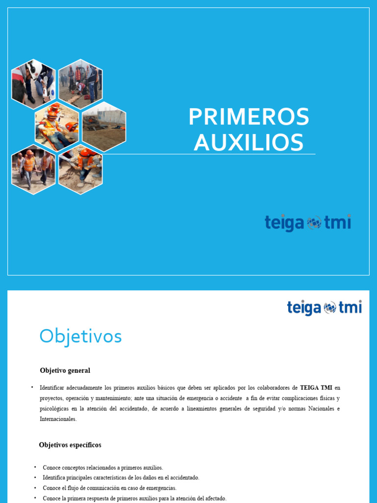 Primeros Auxilios - Teiga Tmi | PDF | Reanimación cardiopulmonar ...