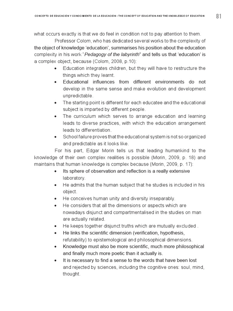 Libro Concepto De Educacion 9 Download Free Pdf Knowledge Thought
