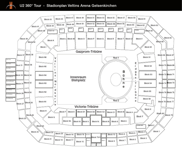 U2 Stadionplan Gelsenkirchen | PDF