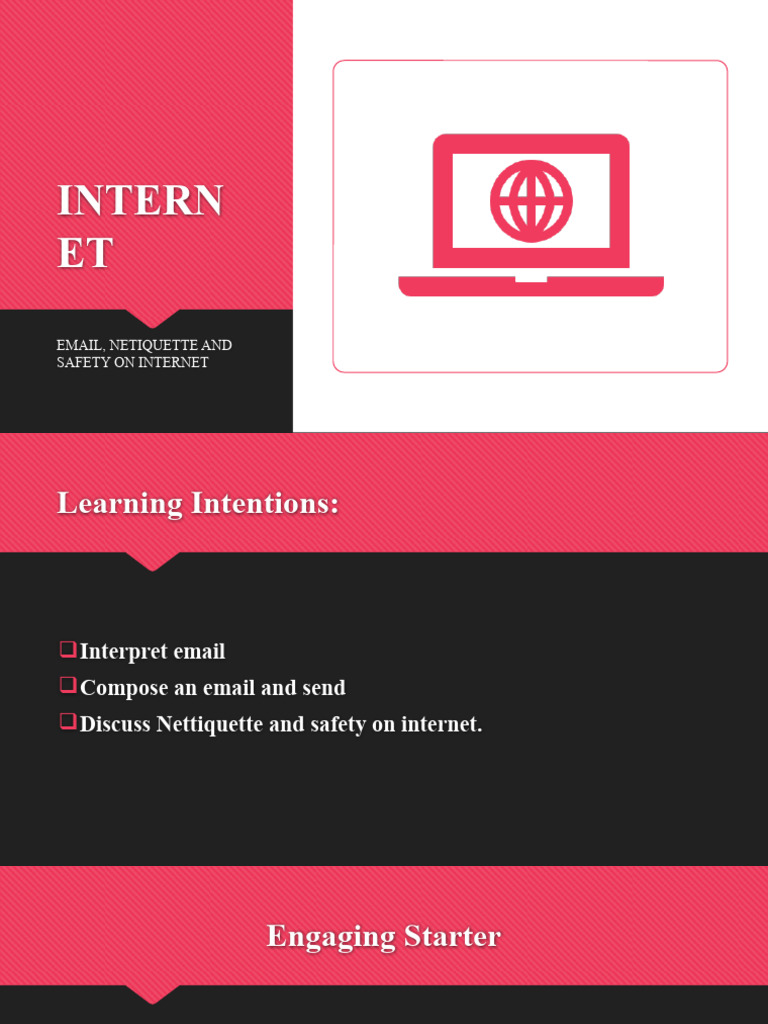 Email, Netiquette and Safety On The Internet | PDF | Career & Growth