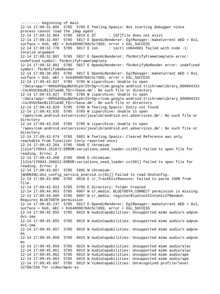 Logcat W | PDF | Directory (Computing) | Computer File