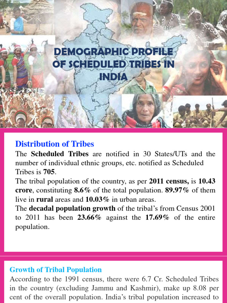 Demographic Profile Tribes in India | PDF | Demographics Of India ...