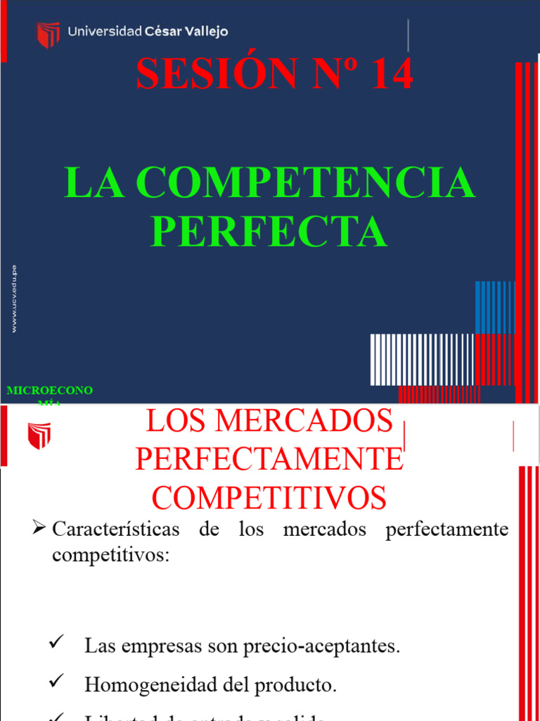 014 PPT Competencia Perfecta | PDF | Mercado (economía) | Competencia perfecta