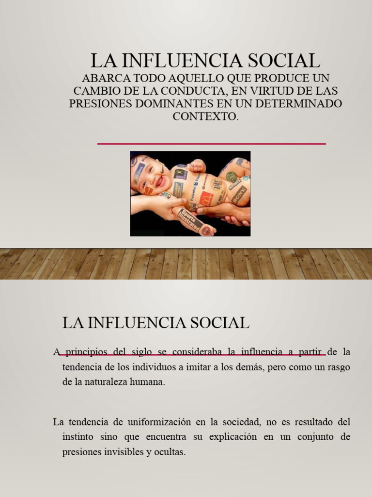 Efectos de la Influencia Social en Conducta | PDF | Comportamiento ...