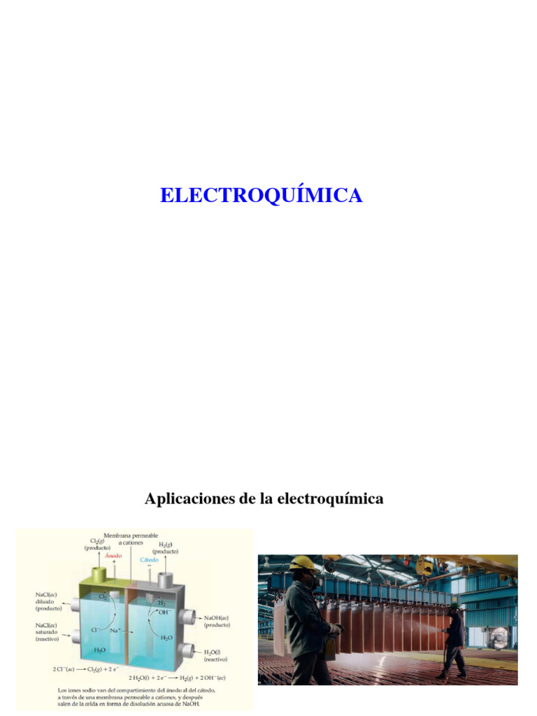 Electroquimica D | PDF | Redox | Electroquímica