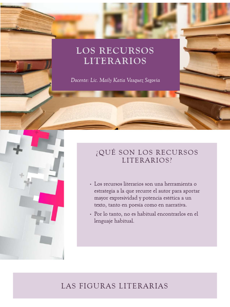 Los Recursos Literarios | PDF | Metáfora | Autor