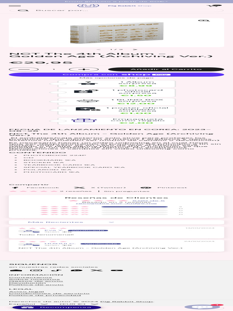 NCT The 4th Album - Golden Age (Archiving Ver.) | PDF | Red mundial | Internet y web