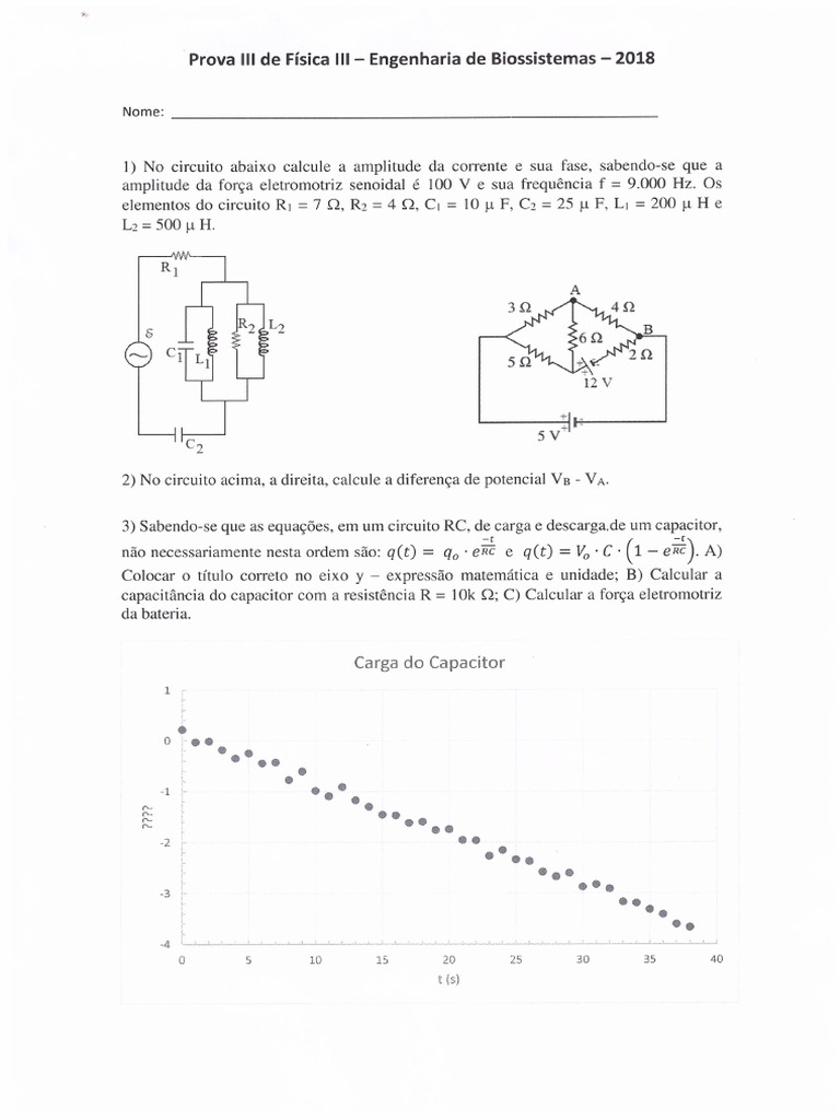 ResoluÃ Ã o Prova PIII FIII | PDF