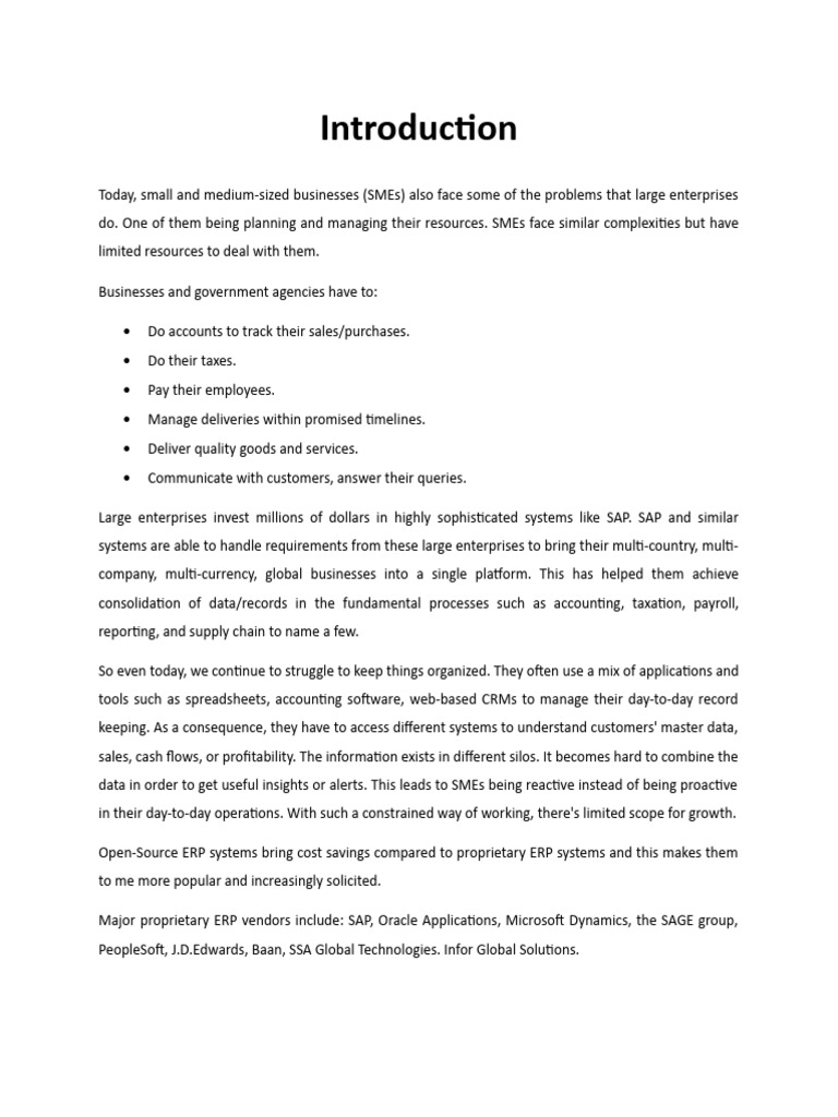 Erpnext Documentation | PDF | Disaster Recovery | Enterprise Resource Planning