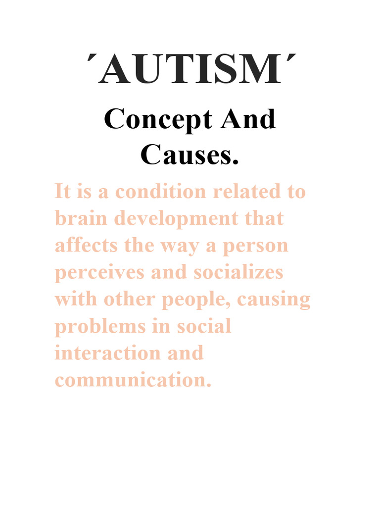 Autism | PDF