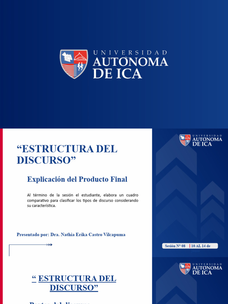 8 SEM 8 Estructura Del Discurso | PDF | Hablar en público ...